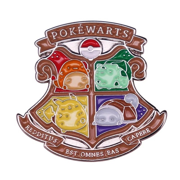 Jewelry | Harry Potter Hogwarts And Pokemon Mashup Pokewarts Enamel Pin ...